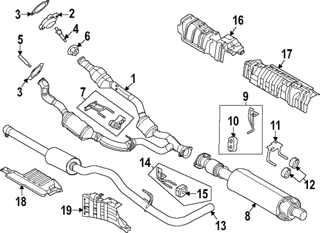 LK4Z-9450-A - Catalytic Converter Gasket 2020-2024 Ford | AutoNation Parts