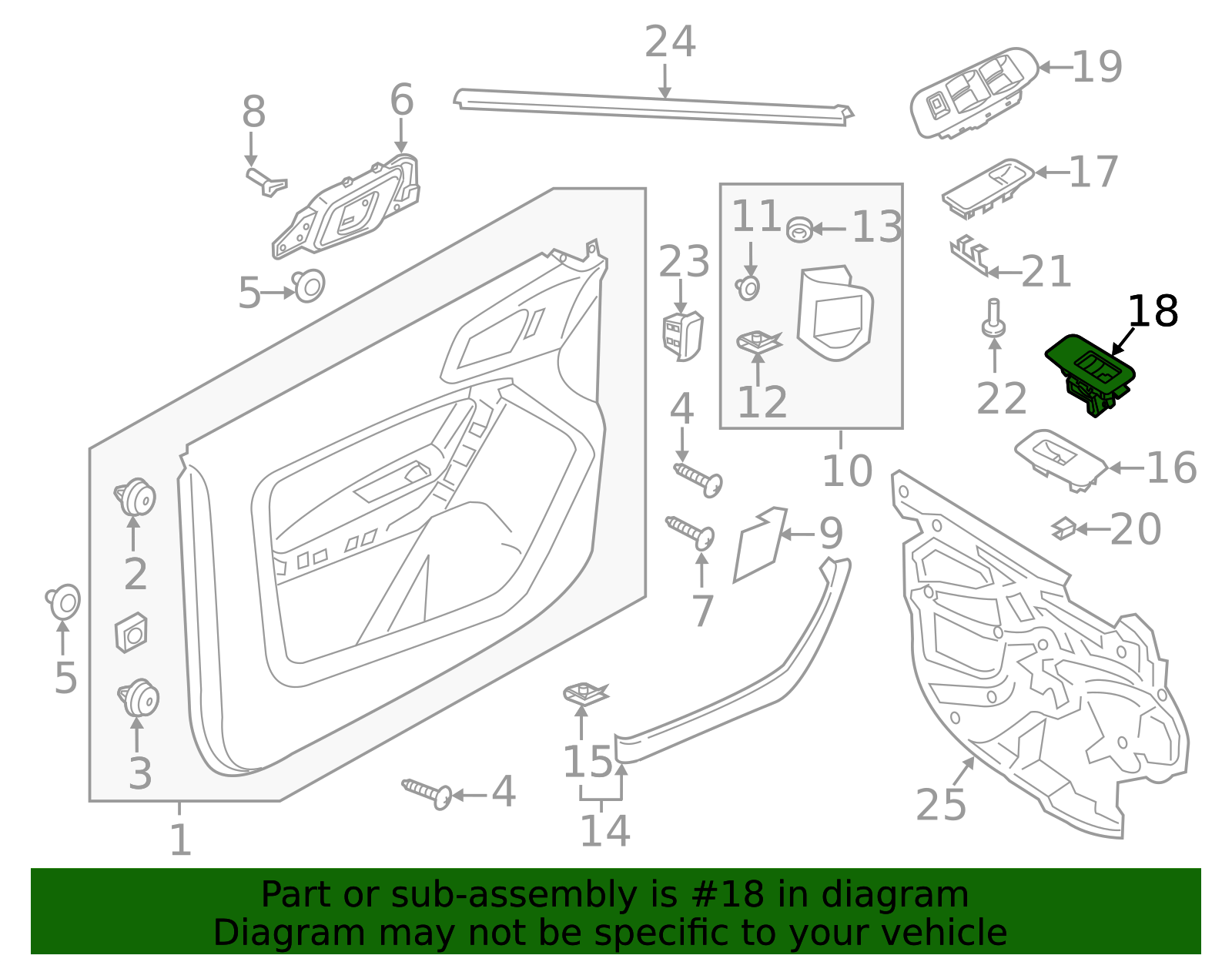 2019-2023 Ford Ranger Window Switch EB3Z-14529-AA | OEM Parts Online