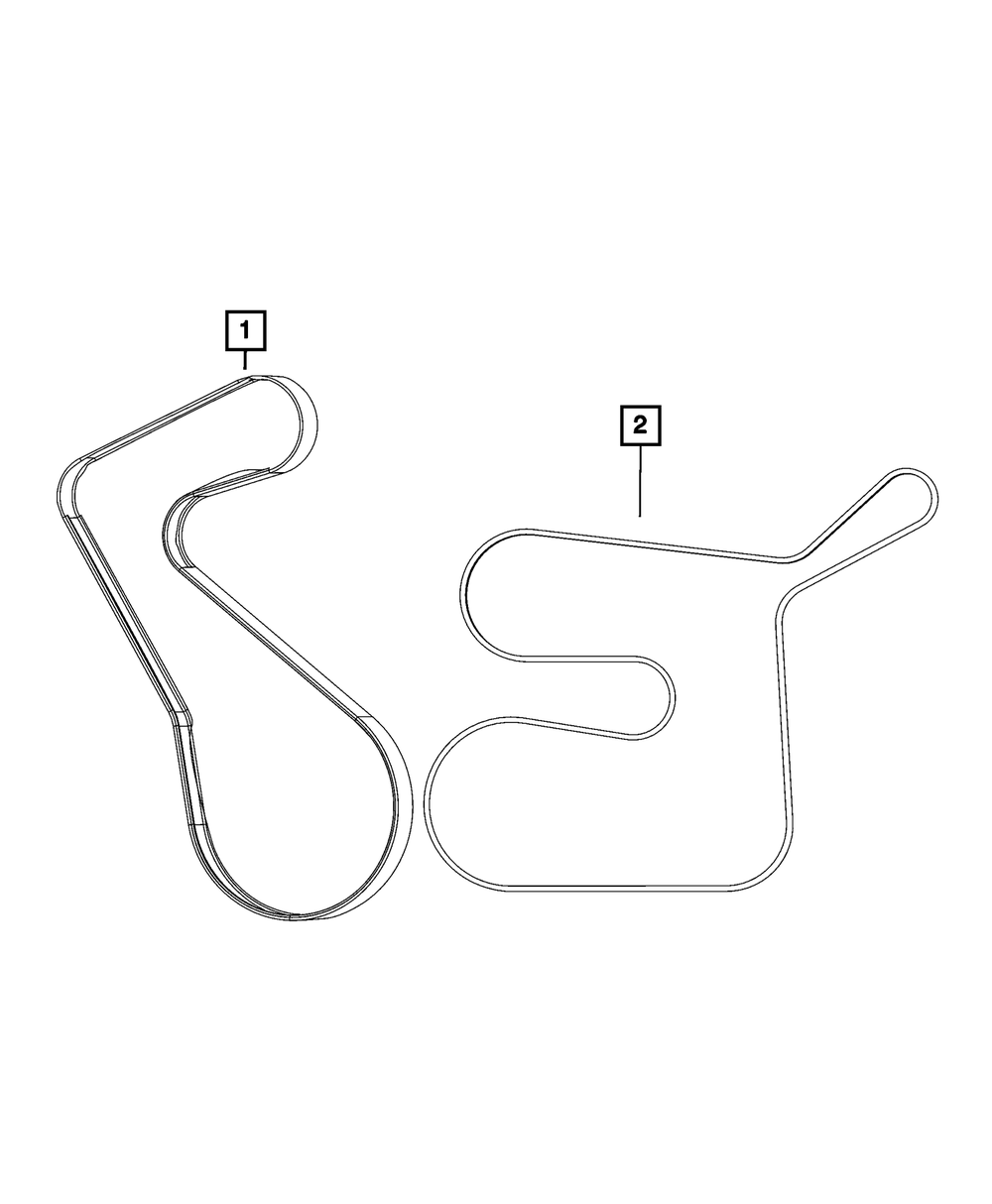 2021-2024 Ram 1500 Serpentine Belt 53011251AA | Mopar eStore