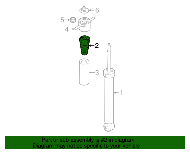 55326-F2000 - Jounce Bumper 2017-2023 Kia | Kia.Parts Store