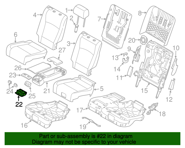Genuine BMW 52-20-7-269-457 | Cup Holder | FREE Shipping on Most Orders ...