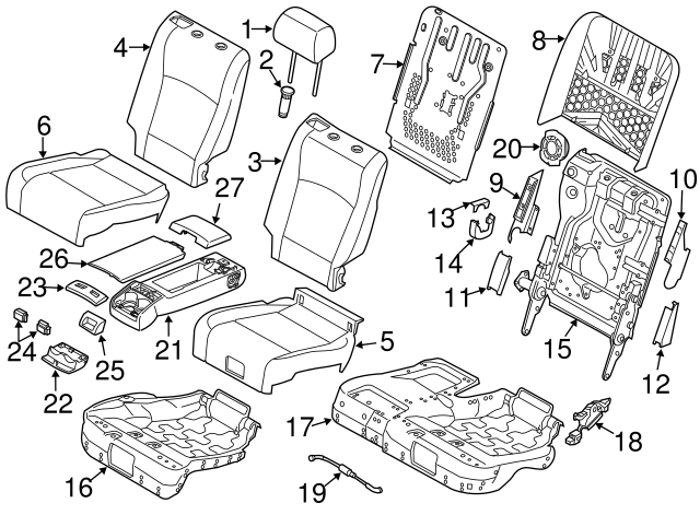 52-20-7-263-358 - Front Cover - 2010-2017 BMW | BMW Parts Exchange