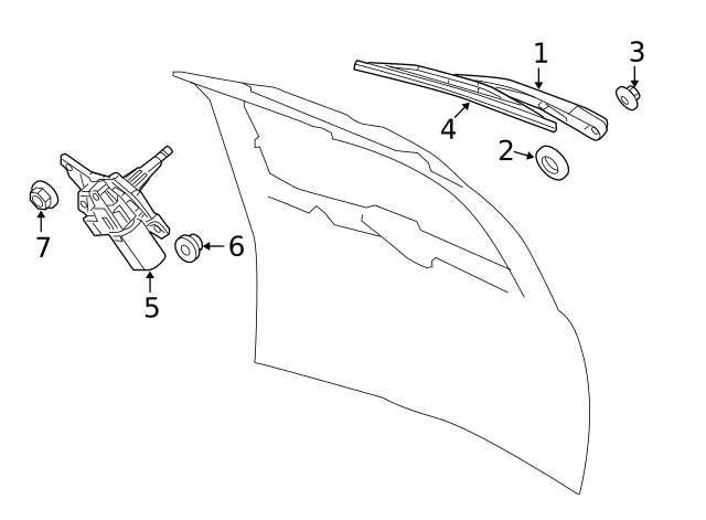 2003-2020 Mopar Wiper Arm Cap 55077097AC | TascaParts.com