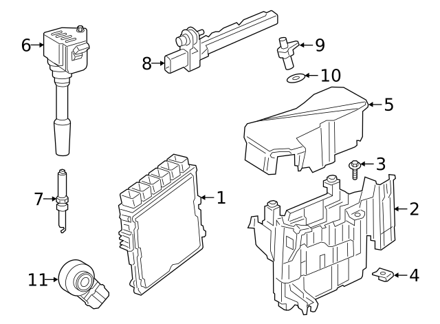2020-2024 Toyota GR Supra Spark Plug 90118-WA461 | Sparks Parts