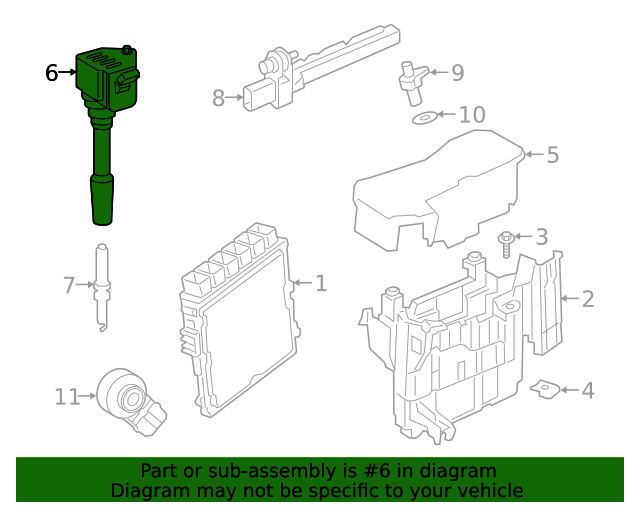 90118-WA474 - Direct Ignition Coil 2020-2024 Toyota GR Supra ...