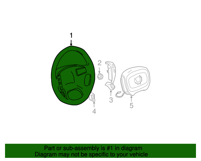 25769868 GM Steering Wheel | GM Parts Store