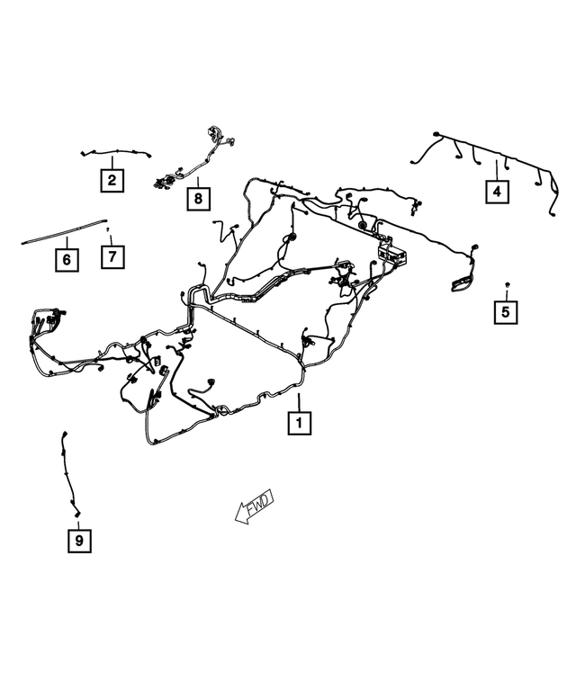 2020 Dodge Challenger Body Wiring 68426206AD | Mopar Estores