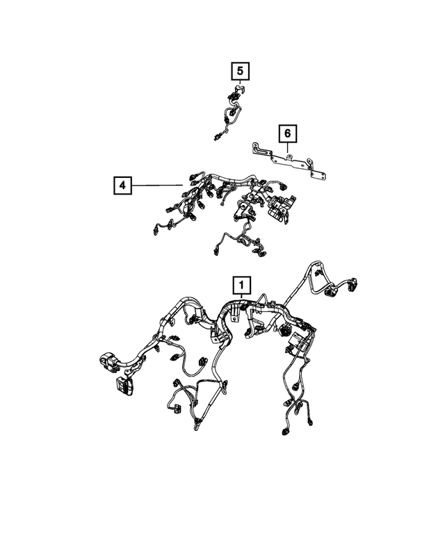 2023 Jeep Powertrain Wiring 68603703AB | Mopar eStore