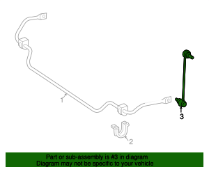 171-323-00-17 - Stabilizer Link 2005-2015 Mercedes-Benz | Mercedes-Benz ...