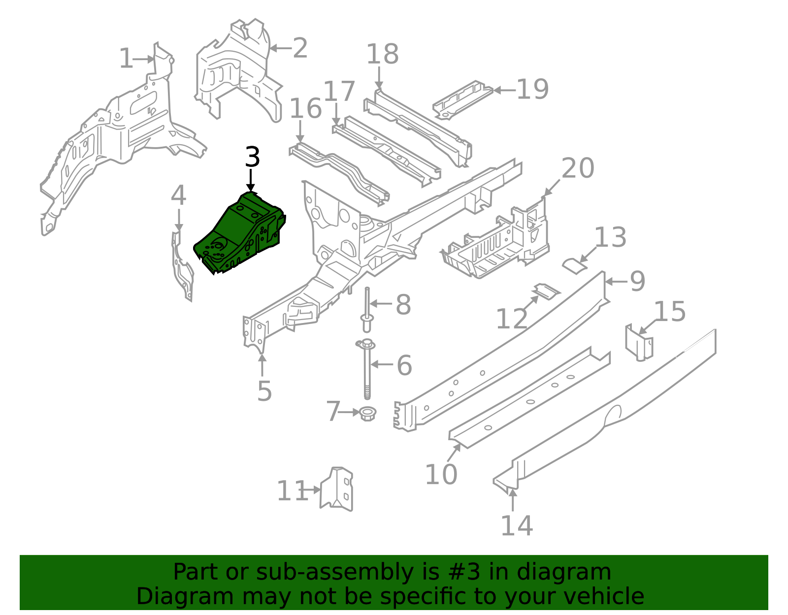 2020-2024 Ford Apron Assembly LK4Z-16055-E | OEM Parts Online