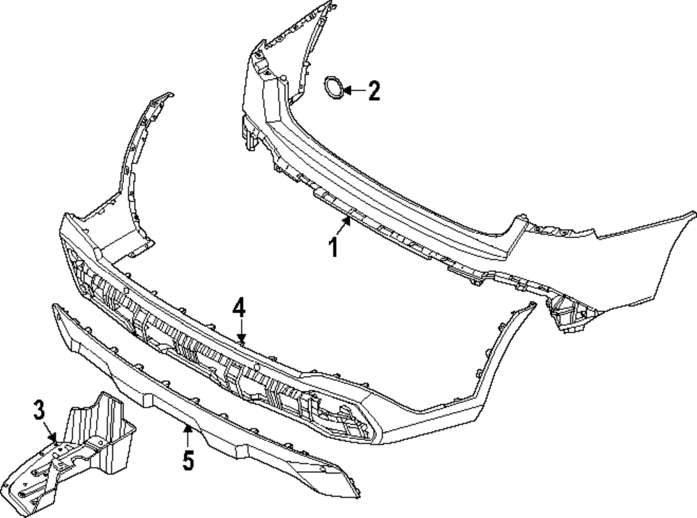 2024-2025 Kia Sorento Bumper Trim 86671-R5AA0 | TascaParts.com