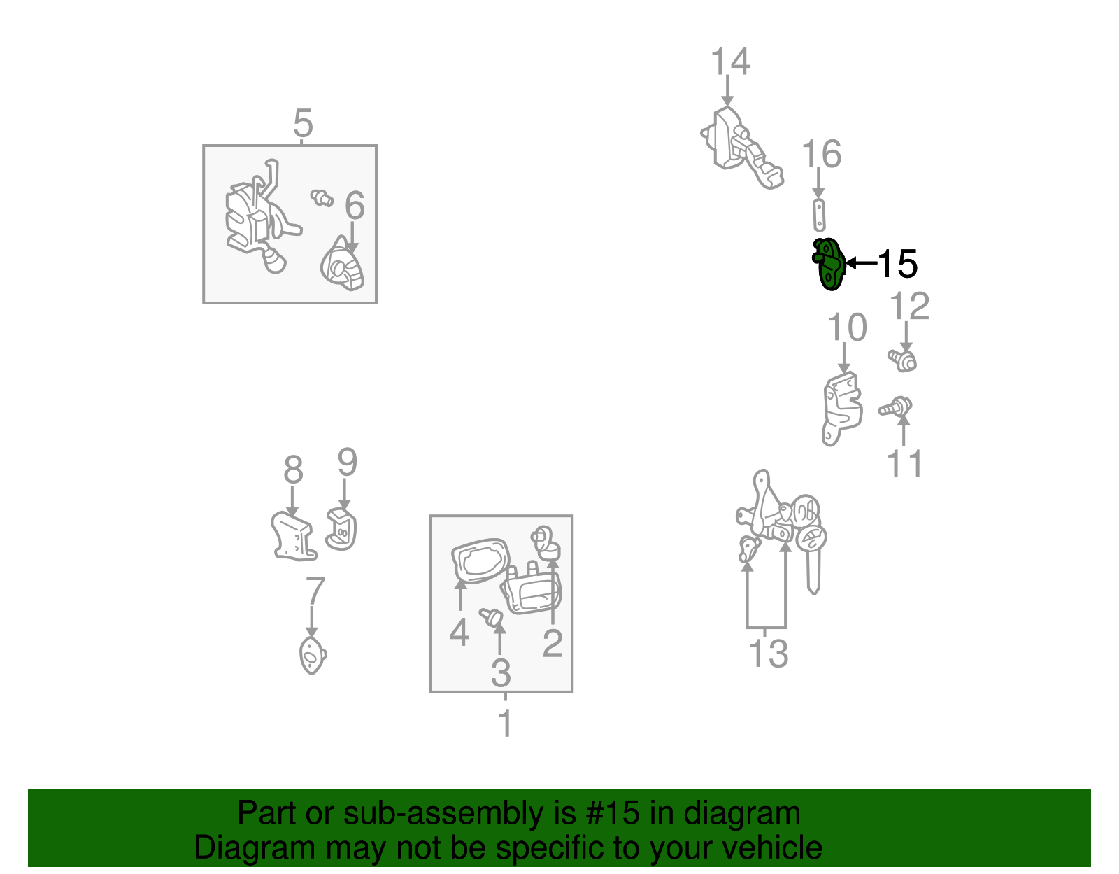 68611-42021 - Door Check Bracket - 2001-2005 Toyota RAV4 | Lithia ...