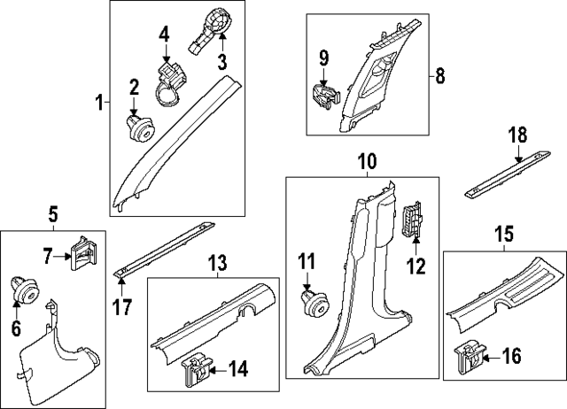 2024 Hyundai Santa Fe Door Trim Sill Plate Insert 85887-R6000-YTH | OEM ...