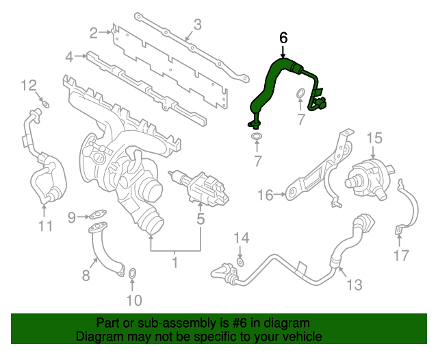 11428487371 - 2016-2021 BMW Oil Inlet Tube (11-42-8-487-371) | BMW of ...