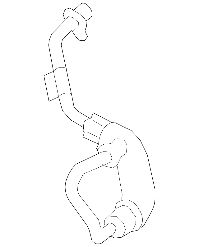 2016-2021 BMW Engine Coolant Hose 11-53-8-854-734 | OEM Parts Online