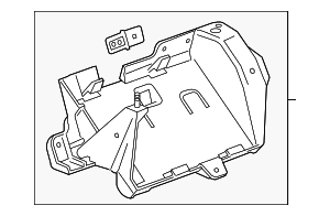 84013975 - Engine Control Module Bracket GM 2014-2019 Cadillac CTS ...