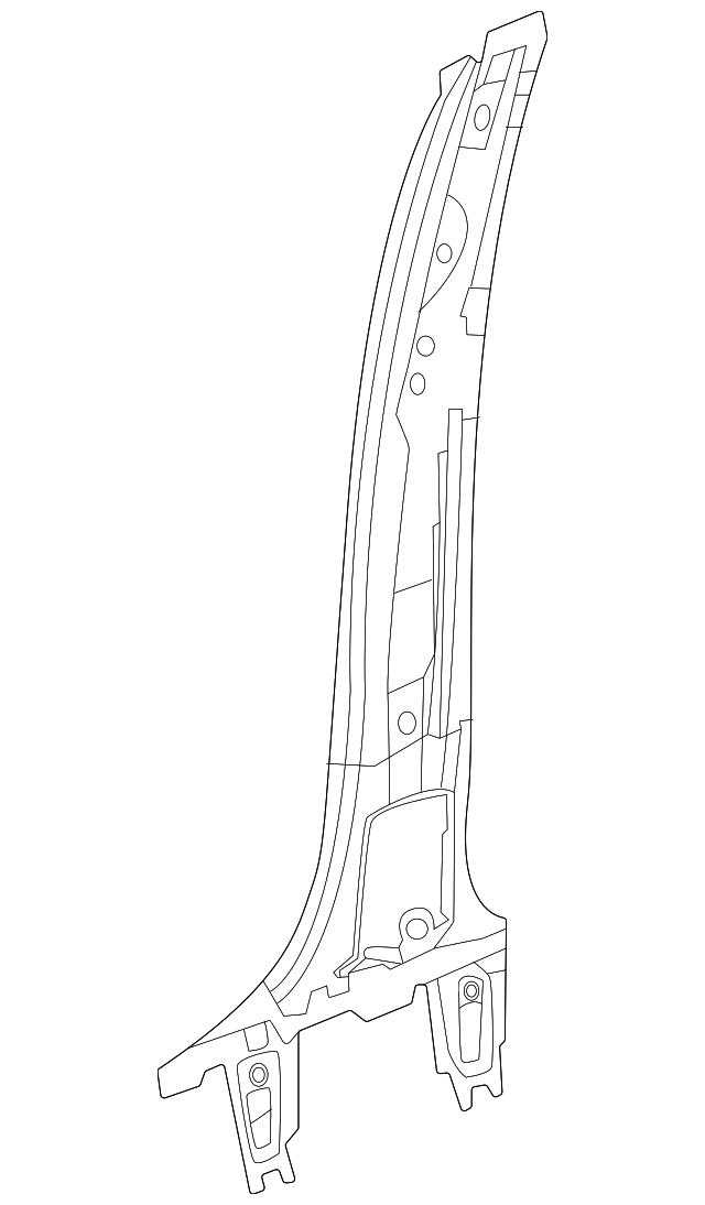 Driver Side B-Pillar Inner Panel 86797148 | GMPartsDirect.com