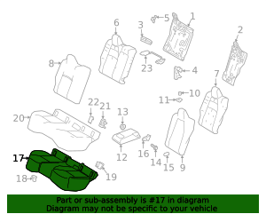 71503-02630 - Seat Cushion Pad - 2020-2022 Toyota Corolla | OEM Genuine ...