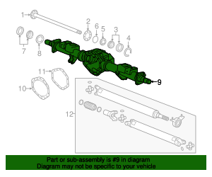 2011-2019 GM Rear Axle Housing 23445883 GM | GMPartsDirect.com