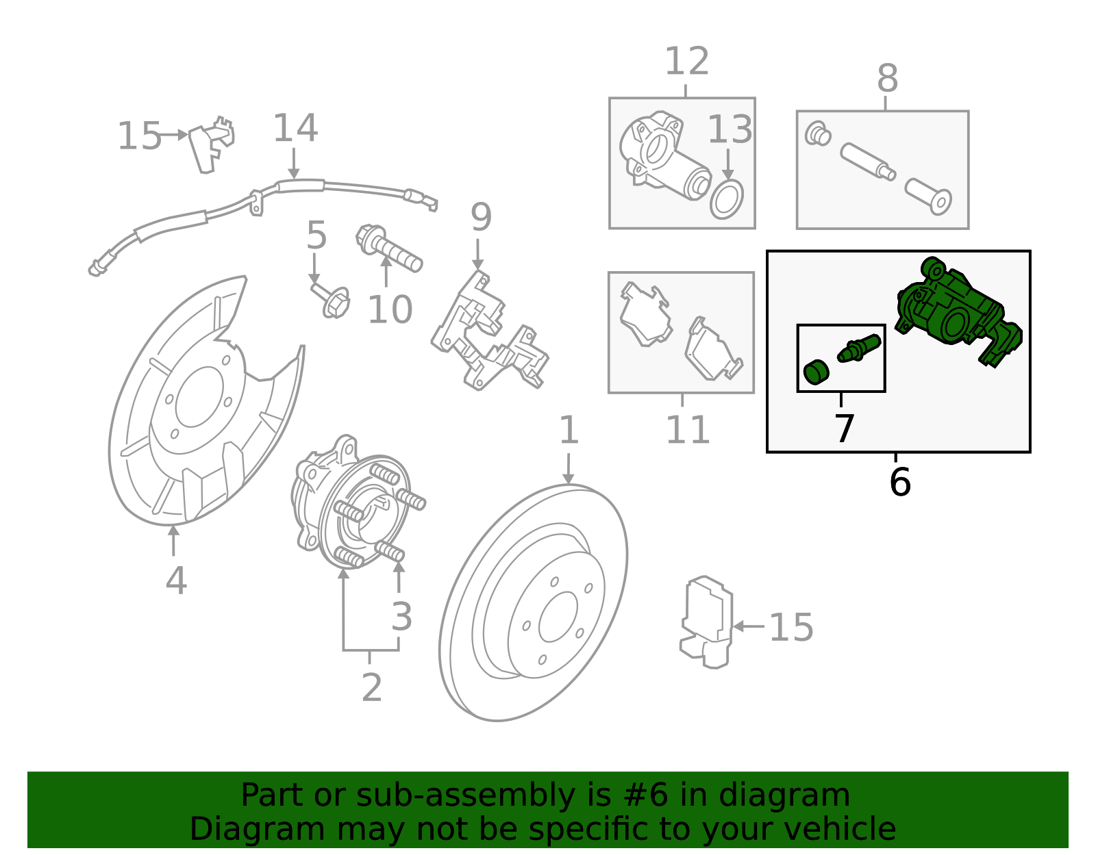 2020-2025 Ford Motorcraft™ Caliper BRCF-520 | QuirkParts