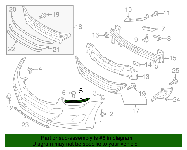 86554-3X000 - Inner Bracket - 2011-2016 Hyundai | World OEM Parts Hyundai