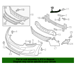 2011-2016 Hyundai Elantra Upper Support 86517-3X000 | OEM Parts Online