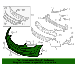 2014-2016 Hyundai Elantra Bumper Cover 86511-3X800 | QuirkParts