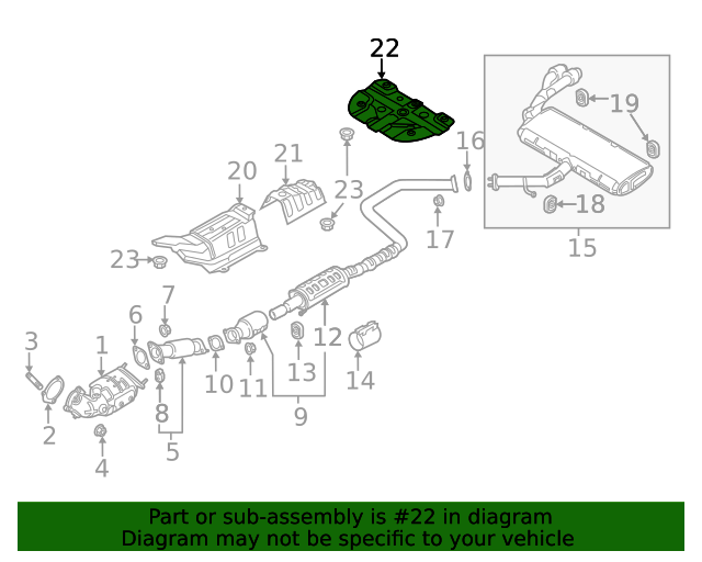 2017-2020 Hyundai Elantra Heat Shield 28795-F2900 | OEM Parts Online
