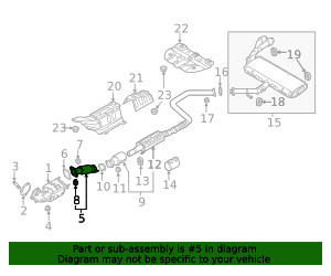 28610-F2910 - Exhaust Pipe 2017-2020 Hyundai | AutoNation Parts