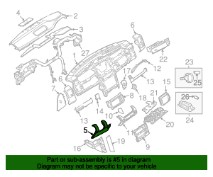 Genuine OEM Lower Pad Part# LR027785 Fits 2009-2012 Land Rover Range ...