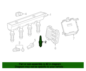 2011 Chevrolet Volt Iridium Spark Plug 12681655 | TascaParts.com