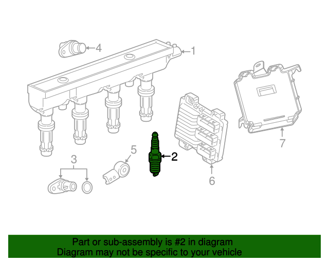Spark Plug 12681655 | TascaParts.com
