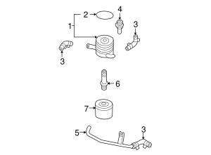 2002-2005 Subaru Impreza Oil Cooler 21311AA051 | TascaParts.com