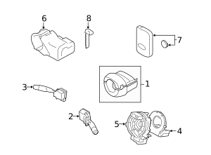 2015-2024 Subaru Key 57497AL020 | Subaru Parts Store