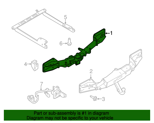 2014-2019 Land Rover Range Rover Sport Impact Bar VPLWT0236 ...