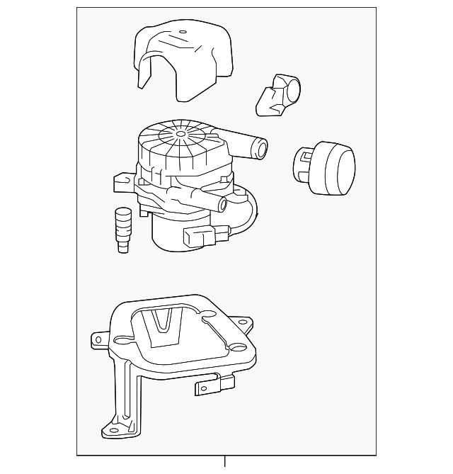 2012-2023 Toyota Tacoma Air Pump 17600-0C040 | Toyota Parts Center