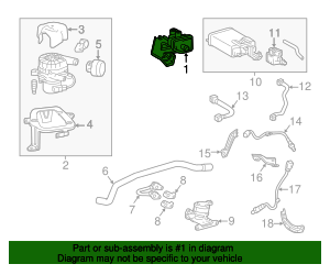 2016-2023 Toyota Tacoma Air Switch Valve 258050c010 | AutoNation Parts