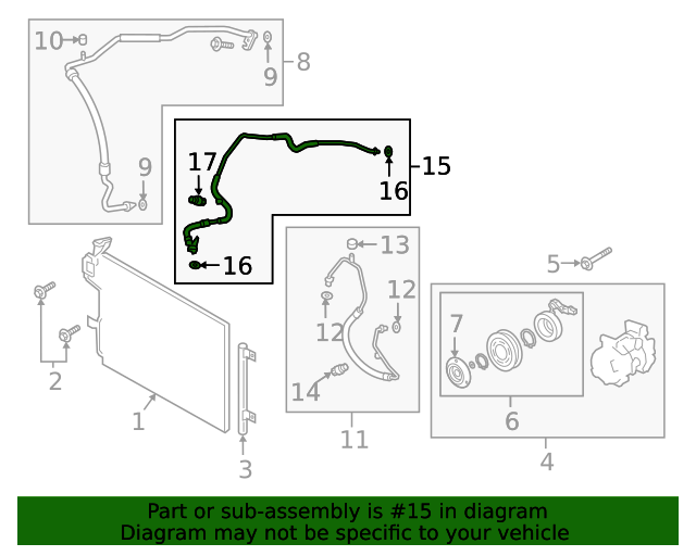 BDGF-61-46XB - Liquid Hose 2021-2023 Mazda 3 | AutoNation Parts