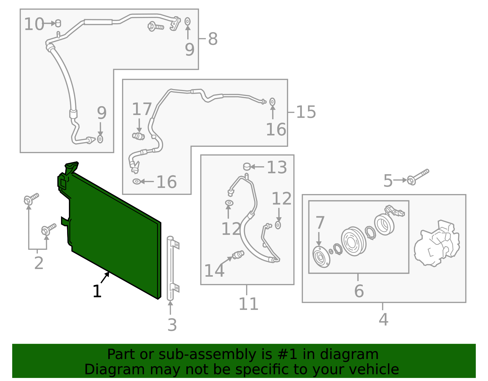 2019-2024 Mazda A/C Condenser BDTS-61-480B | Mazda-Parts