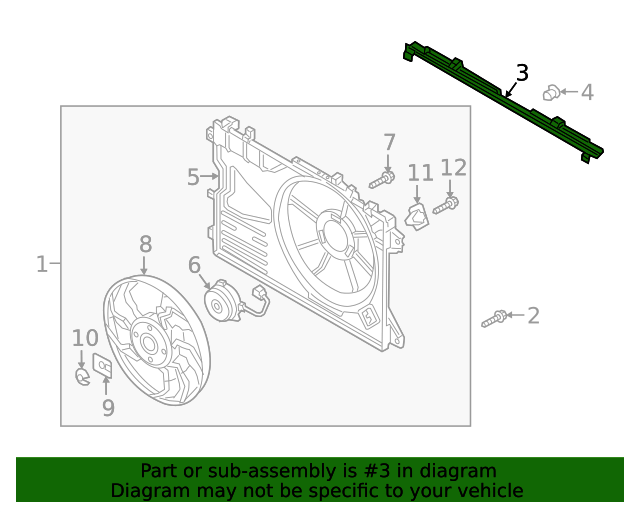 2019-2024 Mazda Upper Seal PAF1-15-411 | Mazda-Parts