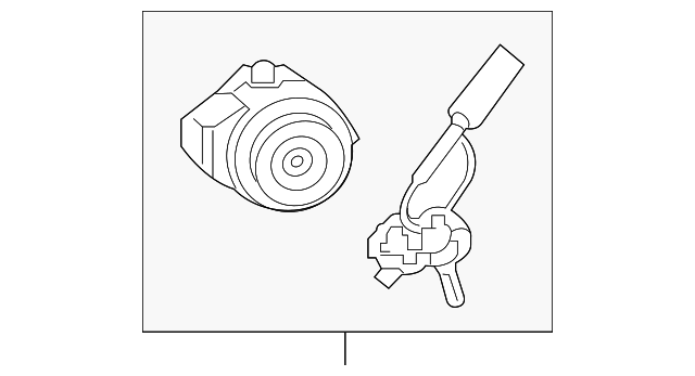Genuine Ignition Lock Assembly for 2018-2024 Hyundai | Part# 81900 ...