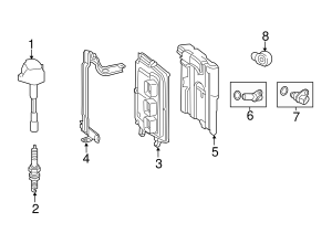 2017 Honda Accord Control Module, Powertrain (Rewritable) 37820-5K1-A75 ...