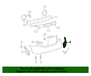2007-2012 Toyota Yaris Side Seal 52591-52230 | Toyota Parts Center