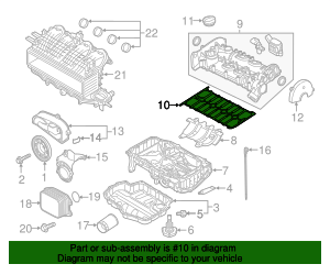 2016-2018 Audi A3 Sportback e-tron Valve Cover Gasket 04E-103-483-H ...