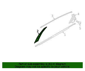 2020-2021 Hyundai Sonata Front Applique 83250-L1000 | QuirkParts