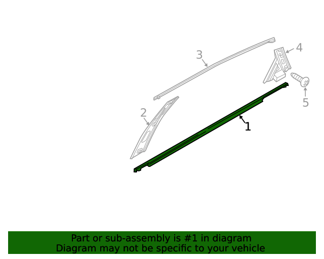 83210-L1000 - Door Belt Molding 2020-2023 Hyundai Sonata ...