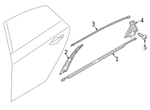 83280-L1010 - Door Applique 2021-2023 Hyundai Sonata | AutoNationParts.com