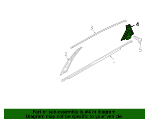 83280-L1010 - Door Applique 2021-2023 Hyundai Sonata | AutoNationParts.com