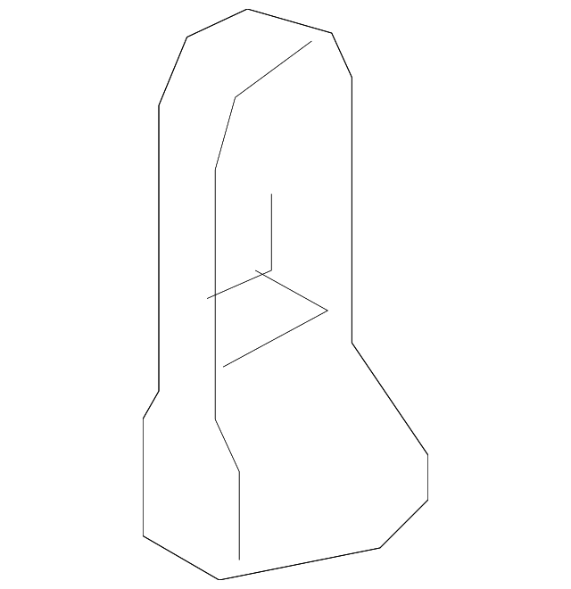 2016-2019 Chevrolet Cruze Rear Bumper Lower Fascia Bracket 23422559 ...