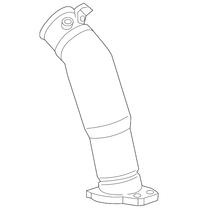 2017-2025 GM Front Exhaust Pipe with Bushing 12671086 GM ...